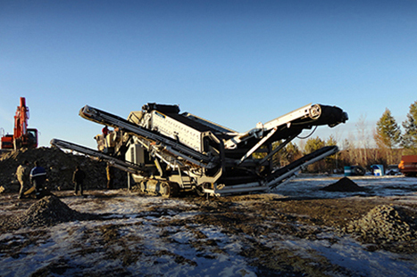 200t/h Hard Rock Portable Crushing Plant-HAMAC Machinery